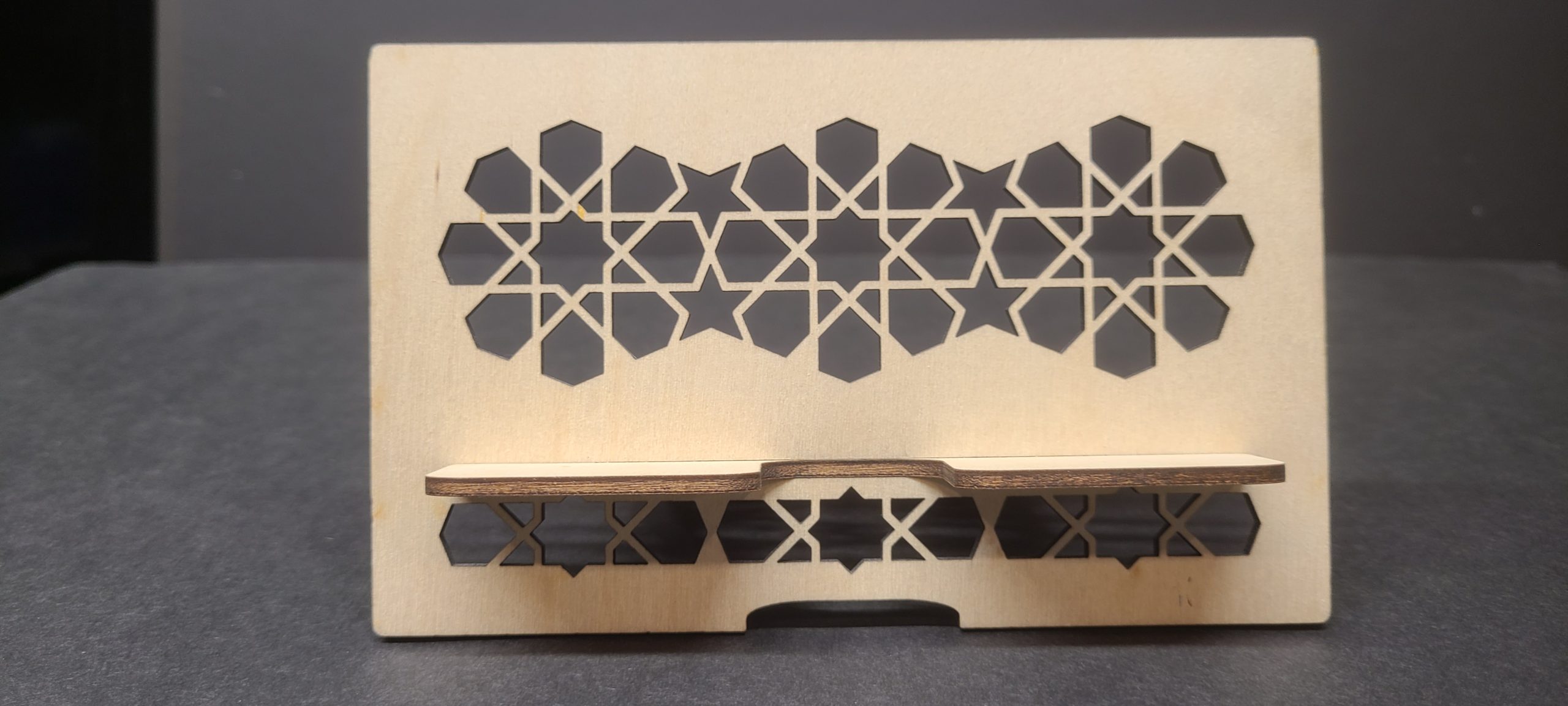 Phone Stands (Laser Cut Wood) – Eric Engel Art